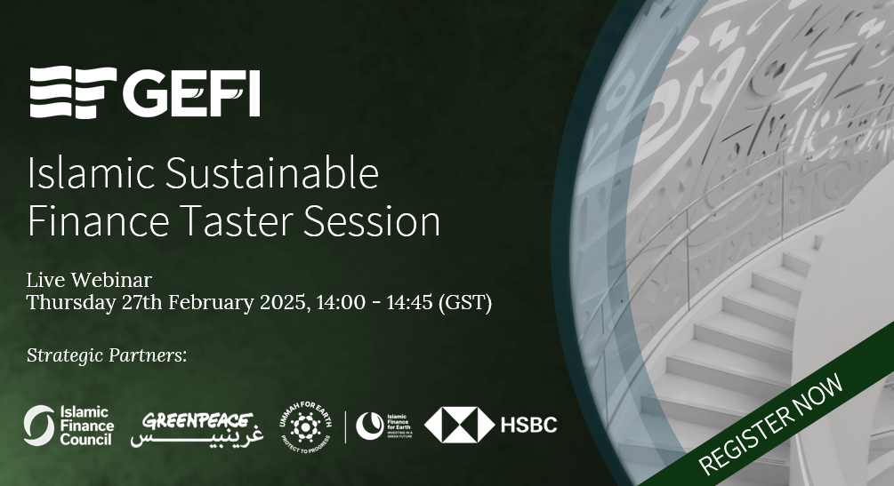 Islamic Sustainable Finance Live Webinar | DIFC Academy